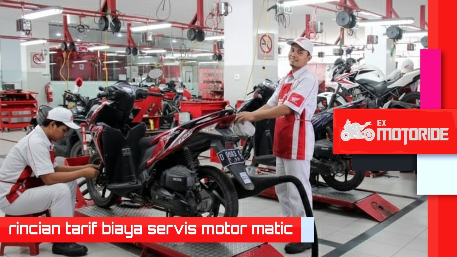 Rincian Biaya Servis Motor Matic Lengkap 2025: Honda & Yamaha